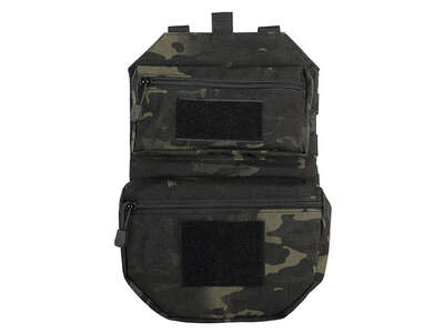 ASSAULT BACK PANEL ( MULTICAM BLACK) - GruntPa Tactical